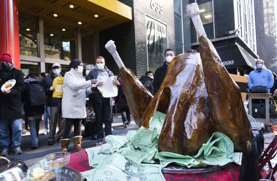 People Gather Front Prop Turkey Filled Editorial Stock Photo - Stock ...