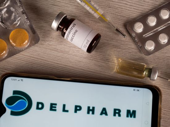 This Photo Illustration Delpharm Logo Seen Editorial Stock Photo ...