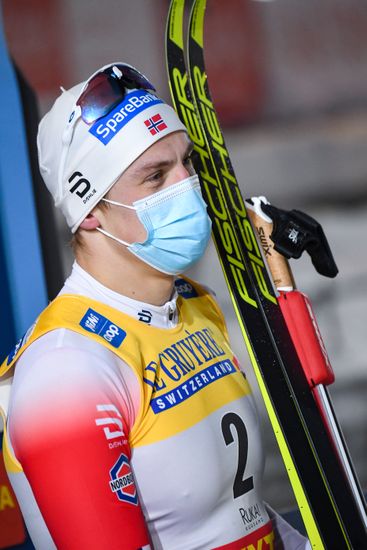 Erik Valnes Norway Celebrates Finish Area Editorial Stock Photo - Stock ...