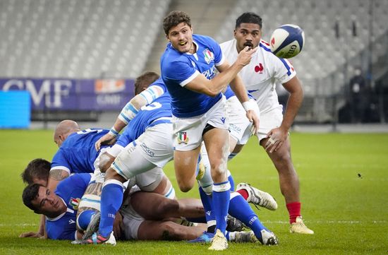 France Vs Italy Italys Marcello Violi Editorial Stock Photo - Stock ...
