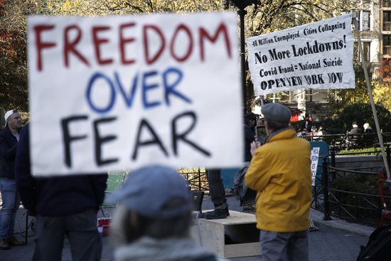 Protester Holds Placard That Says Freedom Editorial Stock Photo - Stock ...