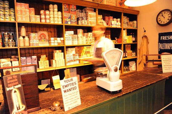 Reconstruction Wartime Shop Editorial Stock Photo - Stock Image ...