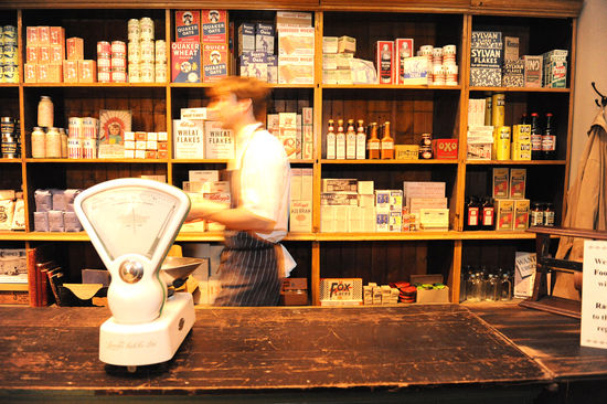 Reconstruction Wartime Shop Editorial Stock Photo - Stock Image ...