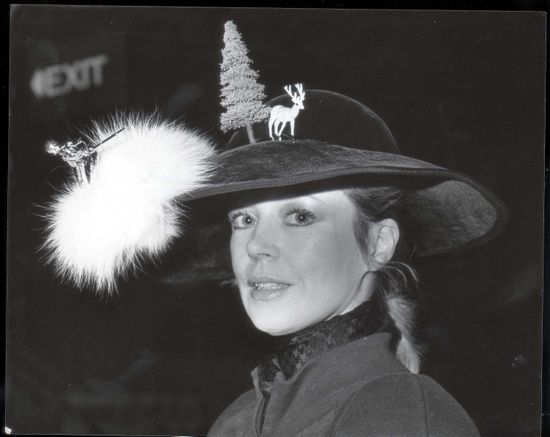 Actress Angharad Rees Let Skiing Go Editorial Stock Photo - Stock Image ...