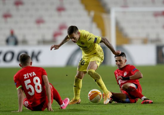 Villarreals Ruben Pena C Action Against Editorial Stock Photo - Stock ...