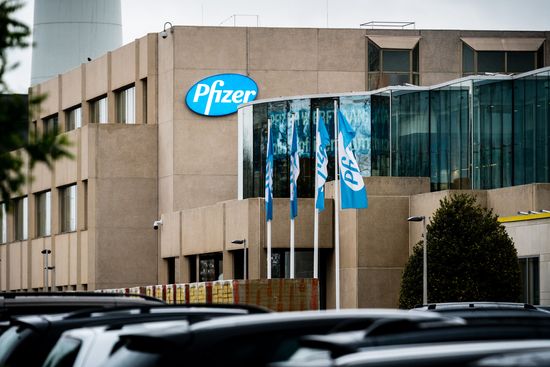 Exterior Pfizers Production Facility Puurs Corona Editorial Stock Photo ...