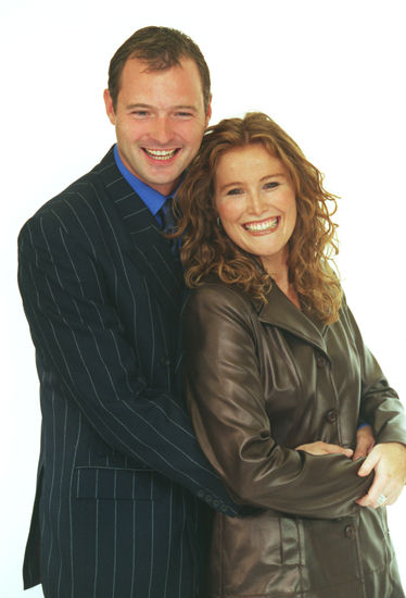 John Leslie Shauna Lowry Presenters Style Editorial Stock Photo - Stock ...
