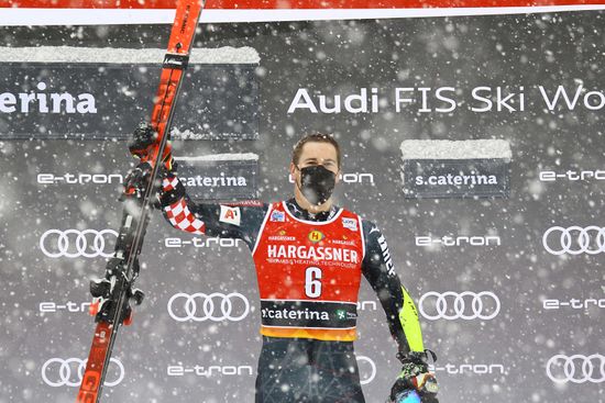 Filip Zubcic Croatia Celebrates On Podium Editorial Stock Photo - Stock ...