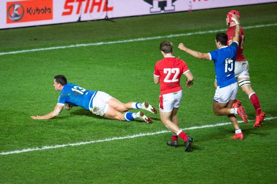 Marco Zanon Italy Scores Try Editorial Stock Photo - Stock Image ...