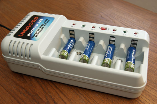Charging Rechargeable Batteries Editorial Stock Photo - Stock Image ...