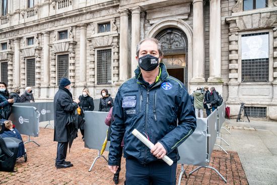 Milan Awarded Ambrogini Doro Front Palazzo Editorial Stock Photo ...