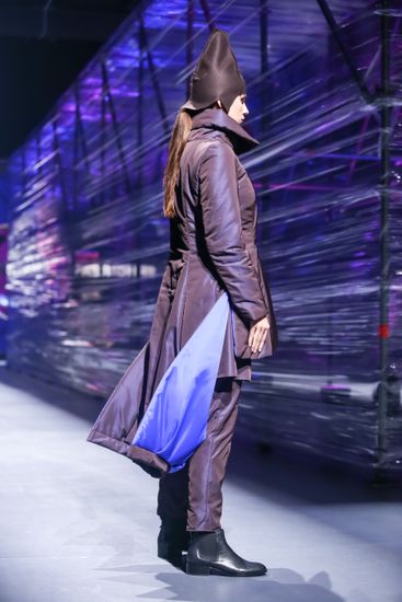 Model Wearing Branka Donassy Fashion Collection Editorial Stock Photo ...