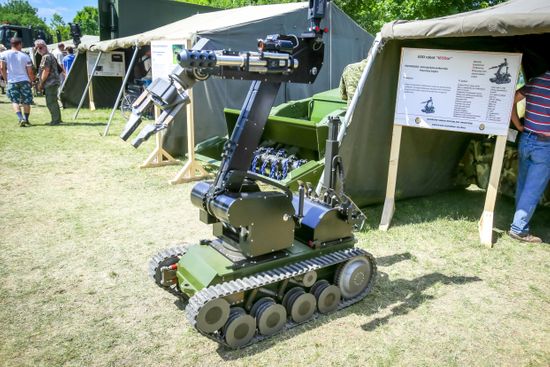 Telerob Explosive Ordnance Disposal Observation Robot Editorial Stock ...