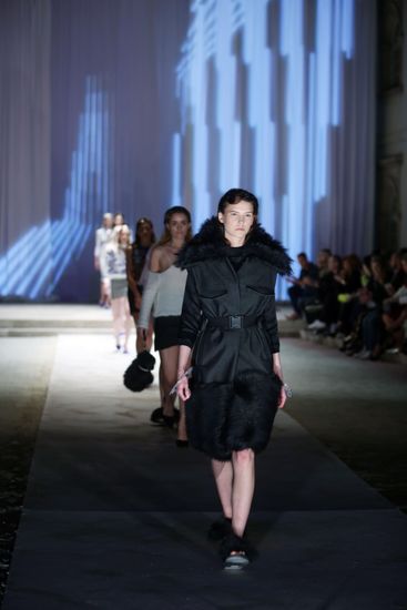 Fashion Models Wearing Clothes Designed By Editorial Stock Photo ...