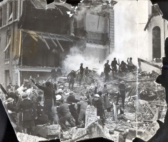 World War Ii Air Raids London Editorial Stock Photo - Stock Image ...