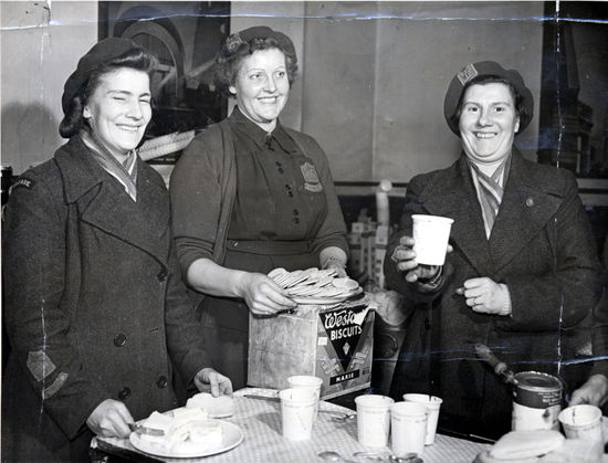 Wvs Womens Voluntary Service Members Providing Editorial Stock Photo ...