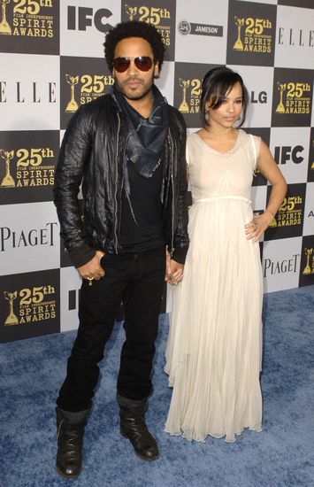 Lenny Kravitz Daughter Zoe Kravitz Editorial Stock Photo - Stock Image ...
