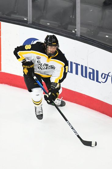 Colorado College Tigers Defenseman Connor Mayer Editorial Stock Photo ...