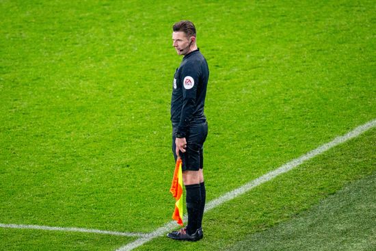 Assistant Referee Jonathan Hunt During Efl Editorial Stock Photo ...