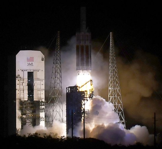 United Launch Alliance Delta Ivheavy Rocket Editorial Stock Photo ...