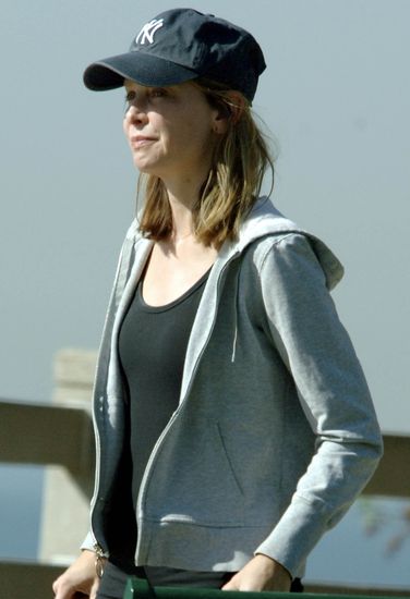 Calista Flockhart Who Has Battled Anorexia Foto stock editorial ...