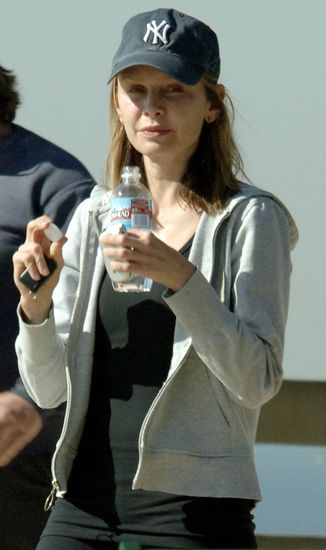 Calista Flockhart Who Has Battled Anorexia - Foto de stock de contenido ...