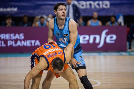 Edgar Vicedo During Valencia Basket Club Editorial Stock Photo - Stock ...