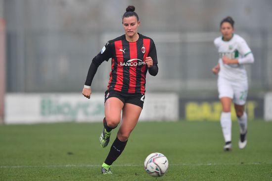 Giorgia Spinelli 21 Ac Milan Action Editorial Stock Photo - Stock Image ...