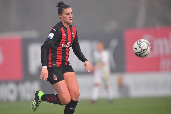 Giorgia Spinelli 21 Ac Milan Action Editorial Stock Photo - Stock Image ...