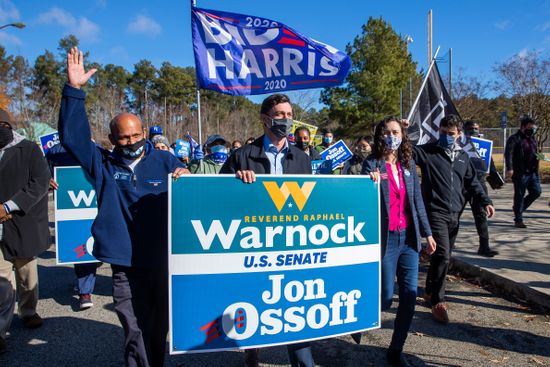 Democratic Georgia Us Senate Candidate Jon Editorial Stock Photo ...