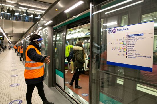 Ratp Agents On Line 14 Editorial Stock Photo - Stock Image | Shutterstock