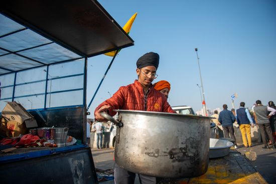 Simratpal Singh 17 Year Old Helps Editorial Stock Photo - Stock Image ...