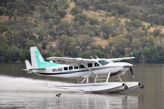 Cessna Caravan Seaplane Conducts Trial Landing Editorial Stock Photo ...