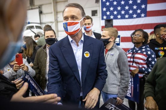 Senator David Perdue Greets Supporters Rally Editorial Stock Photo ...