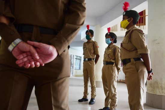 Ncc Cadets Taking Oath On Constitution Editorial Stock Photo - Stock ...
