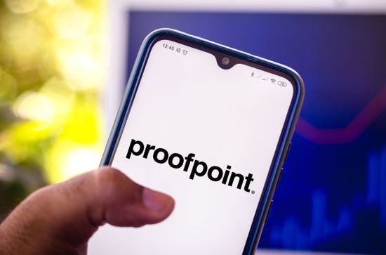 This Photo Illustration Proofpoint Logo Seen Editorial Stock Photo ...