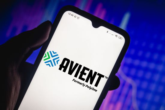This Photo Illustration Avient Corporation Logo Editorial Stock Photo ...