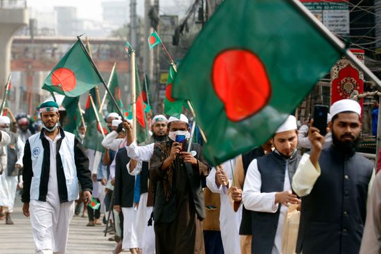 Bangladeshi Islamic Political Parties Members Hold Editorial Stock ...