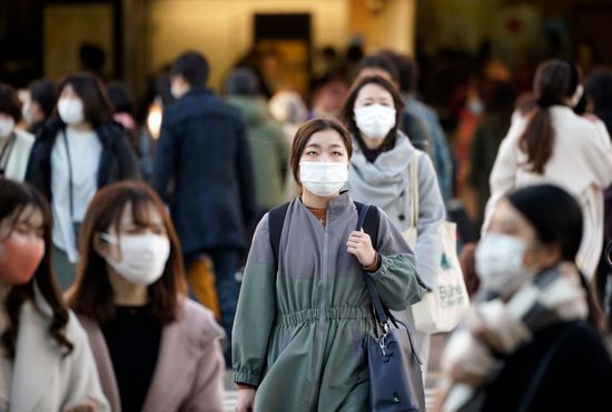 Pedestrians Wearing Protective Face Masks Cross Editorial Stock Photo ...