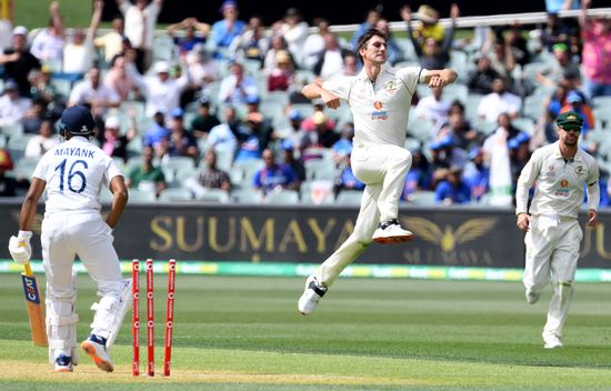Australian Bowler Pat Cummins C Reacts Editorial Stock Photo - Stock ...