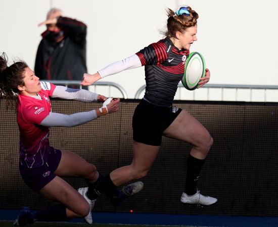 Lotte Clapp Runs Try Saracens Editorial Stock Photo - Stock Image ...