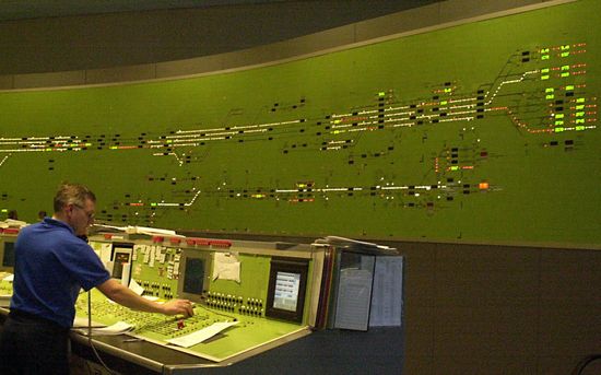 Inside Victoria Railway Signal Box London Editorial Stock Photo - Stock ...