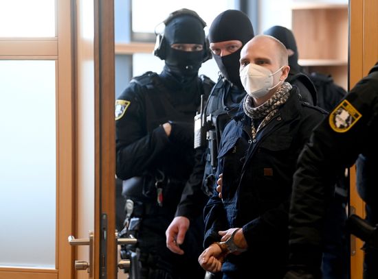 Defendant Stephan Balliet Returns Courtroom After Editorial Stock Photo ...