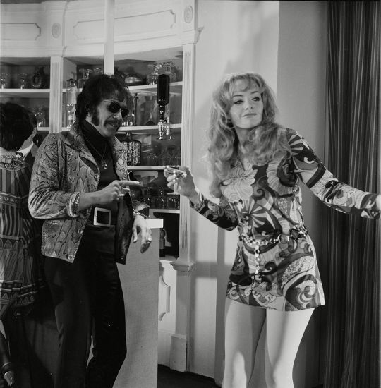 Peter Wyngarde Jason King Carol Rachell Editorial Stock Photo - Stock ...