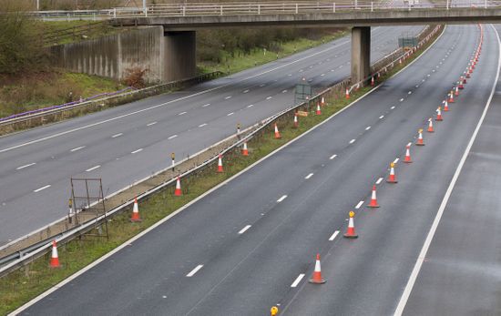 View Closed M20 Motorway Dover Part Editorial Stock Photo - Stock Image ...