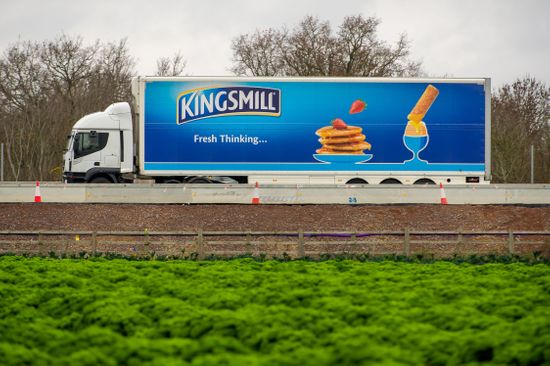 Kingsmill Bread Hgv Lorry On M4 Editorial Stock Photo - Stock Image ...