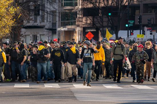 Proud Boys March Streets Washington Dc Editorial Stock Photo - Stock ...
