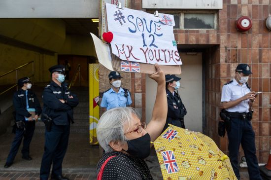 Protester Alexandra Wong Known Grandma Wong Editorial Stock Photo ...