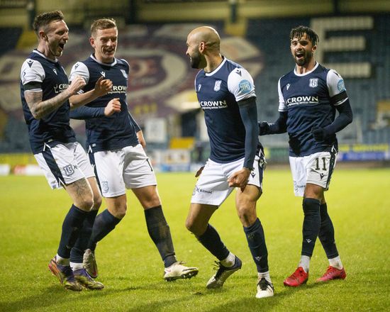 Liam Fontaine Dundee Celebrates After Scoring Editorial Stock Photo ...