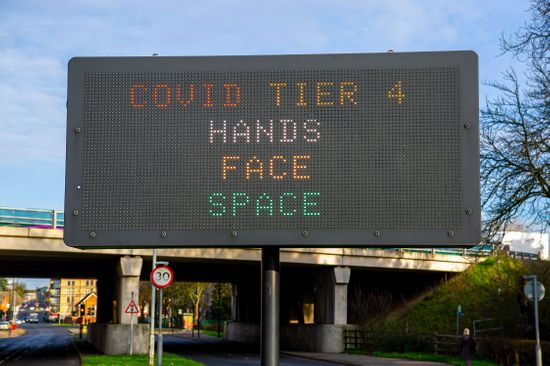 Led Signs Advising Motorists Entering Slough Editorial Stock Photo ...